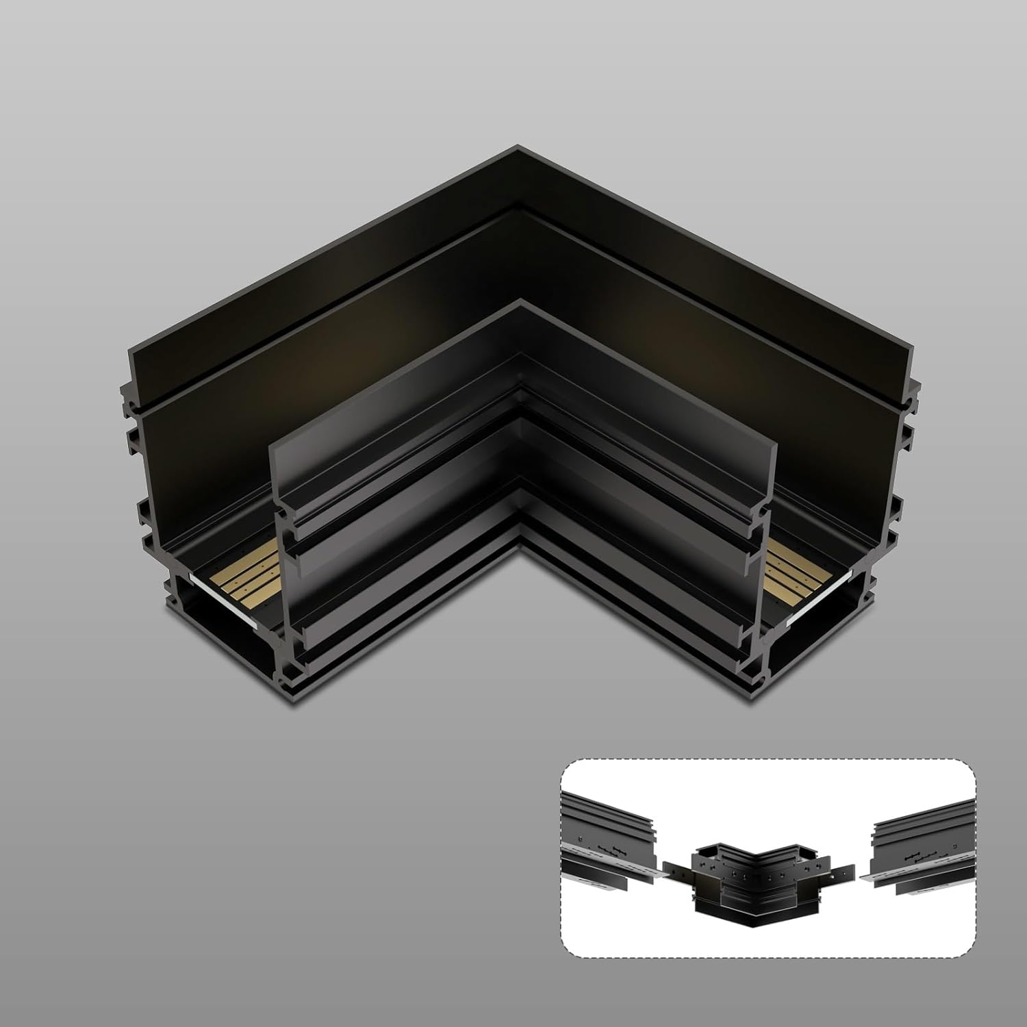 90-Degree Corner Connector for 4-Wire Magnetic Track Lighting ...
